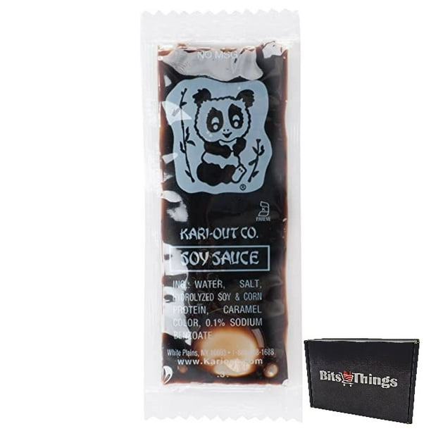 Kari-Out Soy Sauce 8 Gram Portion Packet - Pack of 100 - Walmart.com