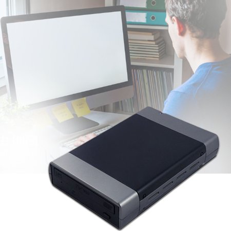 5.25inch USB 3.0 SATA External Optical Drive Case Enclosure Box Adapter ...