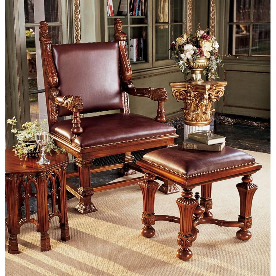 Design Toscano Lord Cumberland's Throne Chair and Foot Stool - Walmart.com