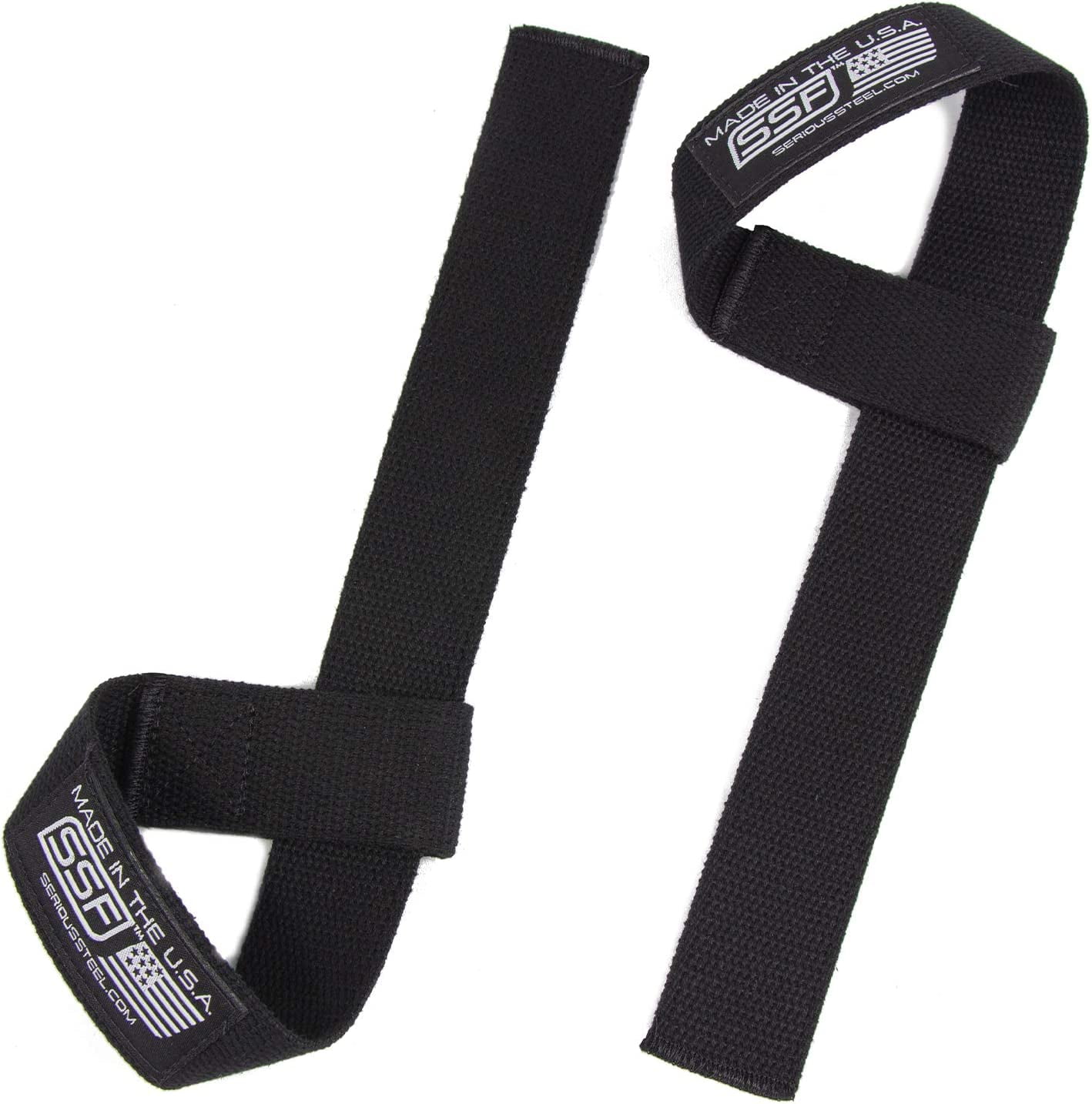 Serious Steel Fitness Deluxe Adjustable 21" Lifting Straps - Walmart.com