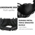 Varsbaby Sexy lace Bra Half Cup Push Up UnderwearThin Cotton Women Bras - Walmart.com