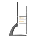 WORGEOUS Adjustable Triangle TV Stand Base Steel Black for Home Office ...