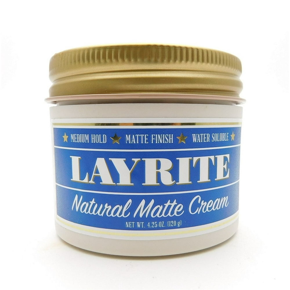 Layrite - Layrite Natural Matte Hair Cream for Men, 4.25 Oz - Walmart ...