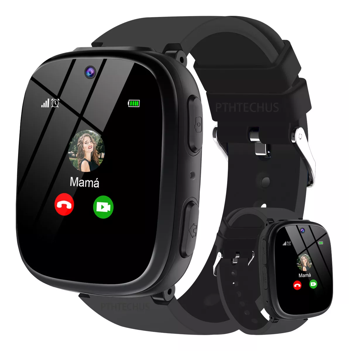 Pthtechus Reloj Inteligente Infantil Con Llamadas 2g Señal Del Chip Sim ...