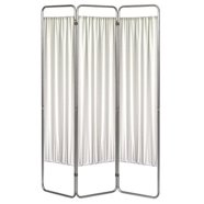 Omnimed Economy Privacy Screen with Vinyl Panels, Green, 3 Section ...