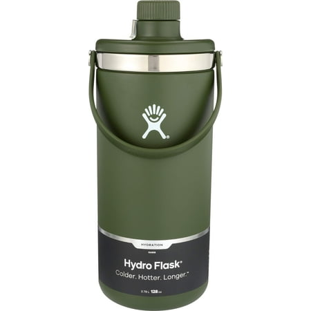Hydro Flask 128 oz Oasis Water Jug - Stainless Steel, Reusable, Vacuum ...