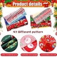42 Pieces Christmas Fabric Bundles Sewing Quilting Santa Elk Snowflake ...
