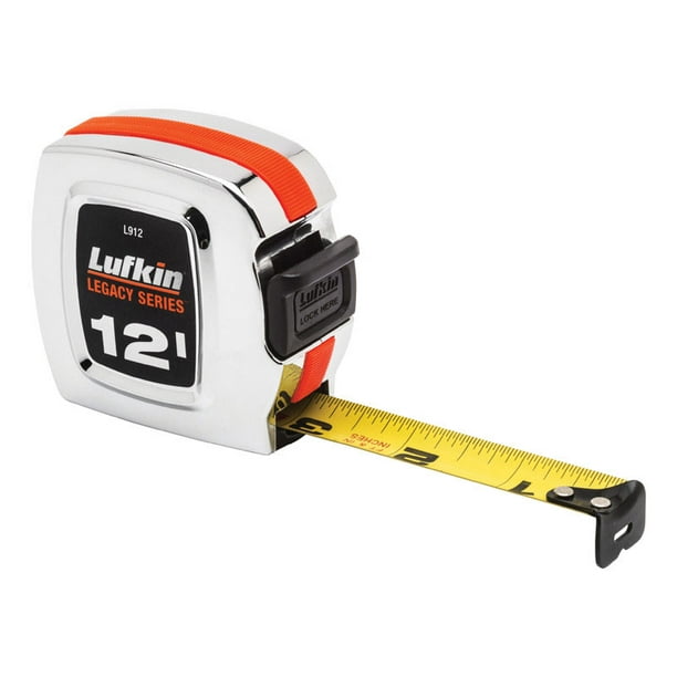 Lufkin Legacy Series 12 ft. L x 0.75 in. W Tape Measure Silver 1 pk ...