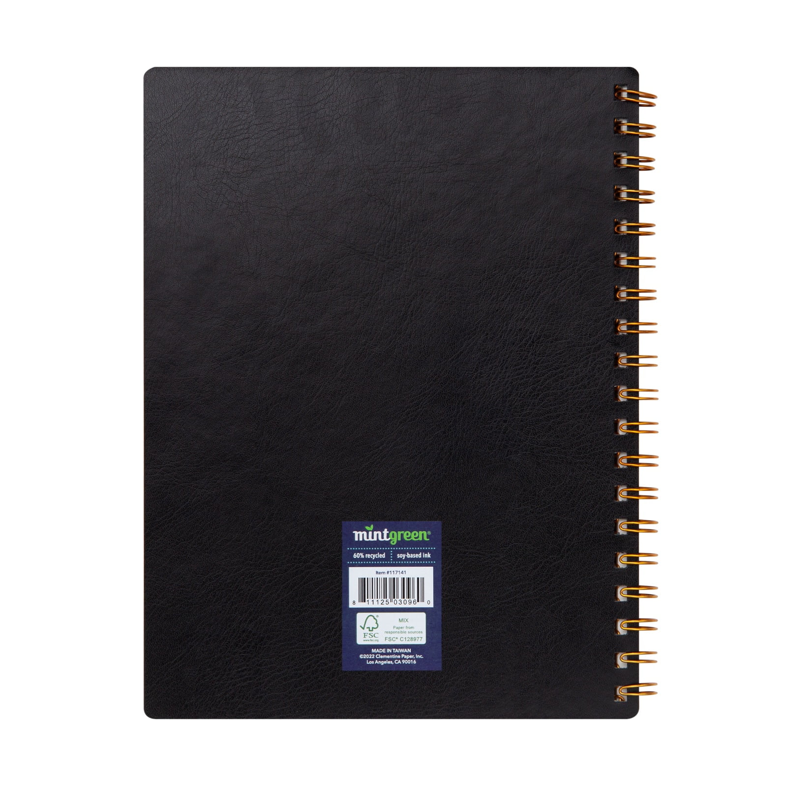 Mintgreen Spiral Journal, 210 Lined Pages, Recycled Paper Mintgreen Spiral Journal, 210 Lined Pages, Recycled Paper