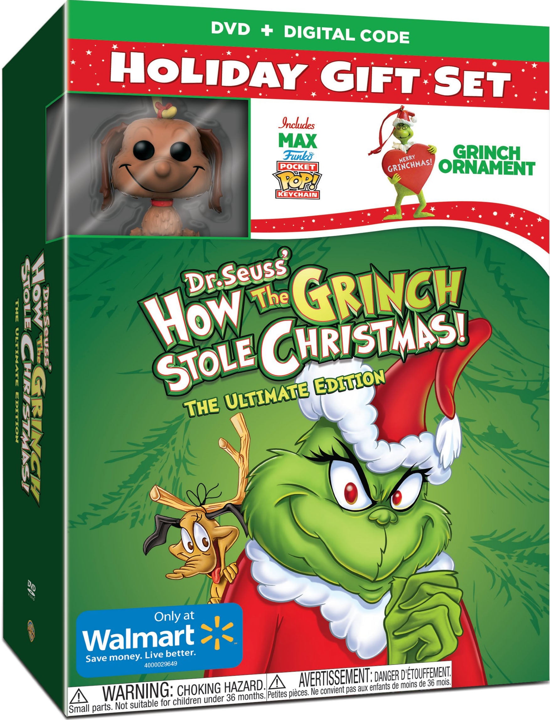 Dr. Seuss' How The Grinch Stole Christmas (DVD + Digital) Limited ...