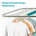 Clothes Drying Rack, Foldable 3 Level Stainless Steel Laundry Drying ...