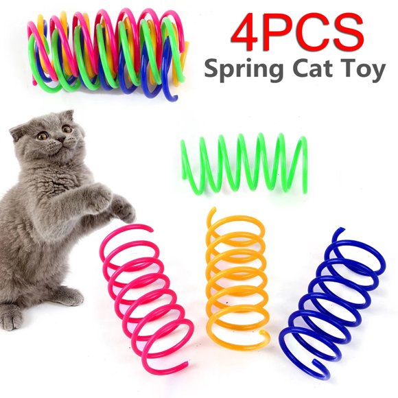 Plastic Spring Cat Toy
