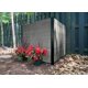 Enclo Lincoln Charcoal Color Outdoor No Dig WoodTek Vinyl Privacy ...