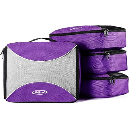 Packing Cubes 4 Set Travel Storage Bags Packing Organizer Set Multi ...