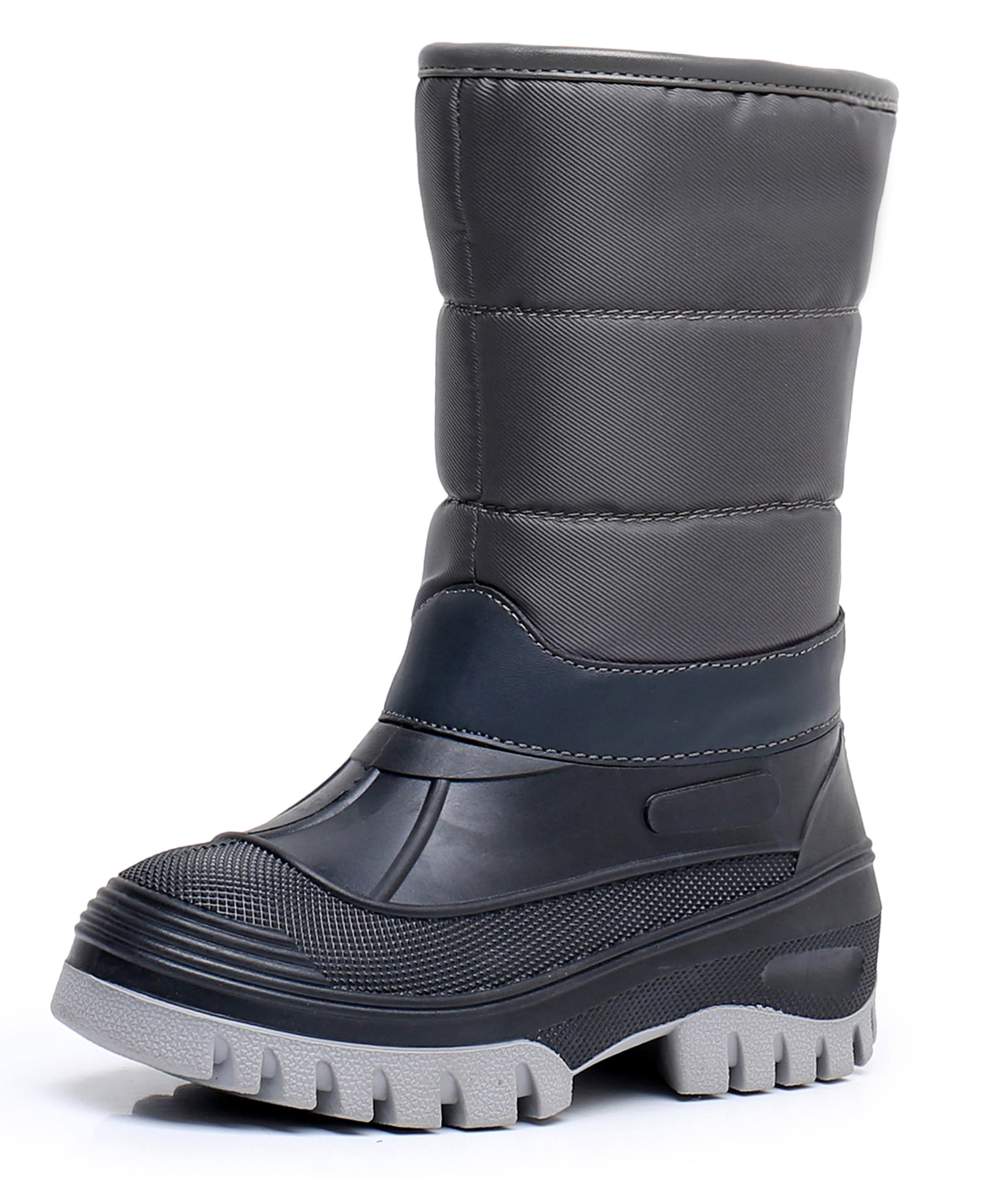 Blikcon Boys Girls Insulated Waterproof Mid Calf Winter Snow Boots ...