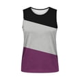 Elvqul Womens Sleeveless Tank Tops Plus Size Pullover T-Shirts Stretch ...