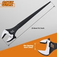 TYHREF-8-Inch Adjustable Spud Wrench Black Oxide Construction Wrench ...