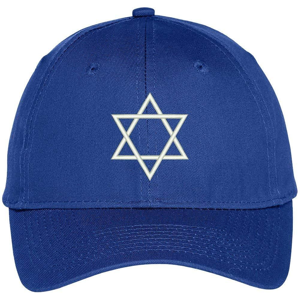 Trendy Apparel Shop Jewish Star of David Symbol Embroidered Baseball ...