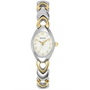Bulova Women's Classic Champagne Dial Yellow Gold Steel Bracelet Watch ...