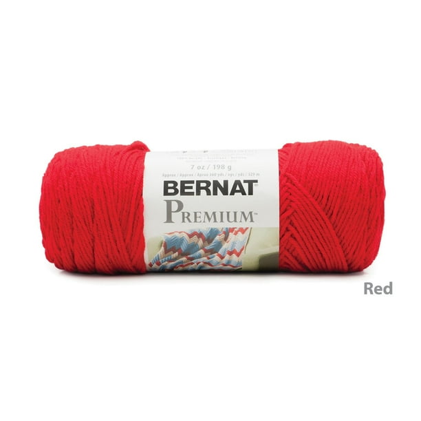 Bernat® Premium™ Yarn, Acrylic #4 Medium, 7oz/198g, 360 Yards, Acrylic ...