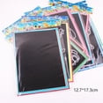 10pcs Children Scratch Painting Paper, Colorful Magic Scratch Art Kit ...