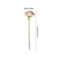 Rose Shaped Ballpoint Pen, Plastic Black Ink Writing Pen with Realistic ...