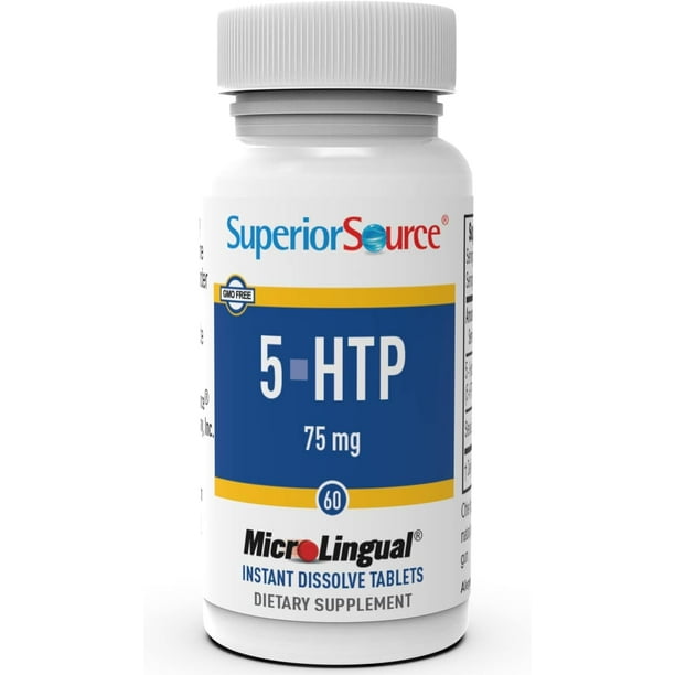 Superior Source 5-HTP (Mood elevator) | 75 Mg Per Serving | 60 Tablets ...