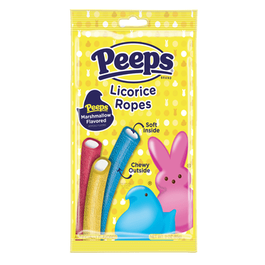 Peeps Yellow Marshmallow Bunnies, 8ct (3.0oz) - Gluten-Free, Fat-Free ...
