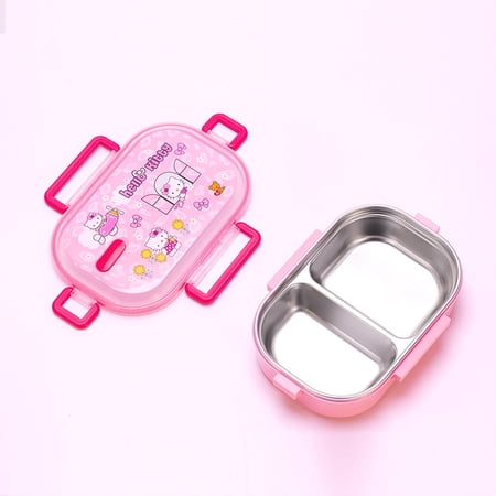 LuoHeng 1 Piece Cat Pattern Stainless Steel Children's Primary School ...