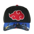 Naruto Shippuden Akatsuki Red Cloud Character Bill Adjustable Snapback ...