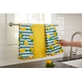 Serafina Home Decor Lemon Kitchen Towel Set: Bright Yellow Lemons on ...