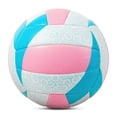 Kuangmi Outdoor Volleyball, Official Size, Pink, Soft PVC Skin, Durable ...