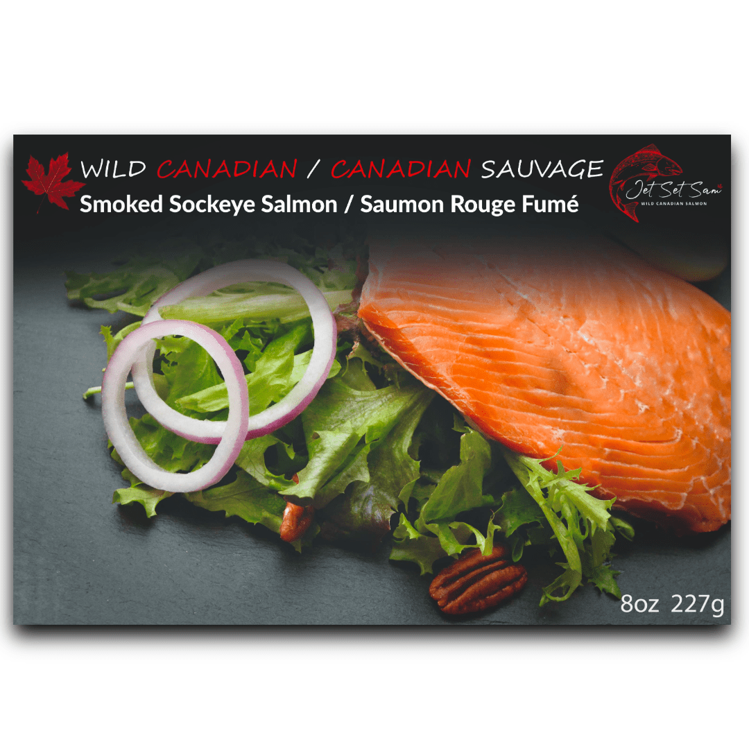Click here for Jet Set Sam Wild Canadian Smoked Sockeye Salmon -... prices