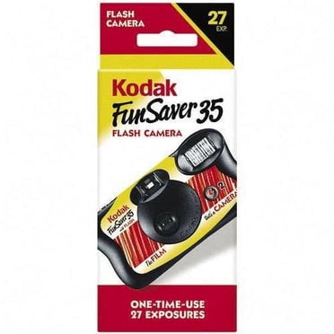Kodak FunSaver Single Use Disposable Camera with Flash 800 ISO Film ...