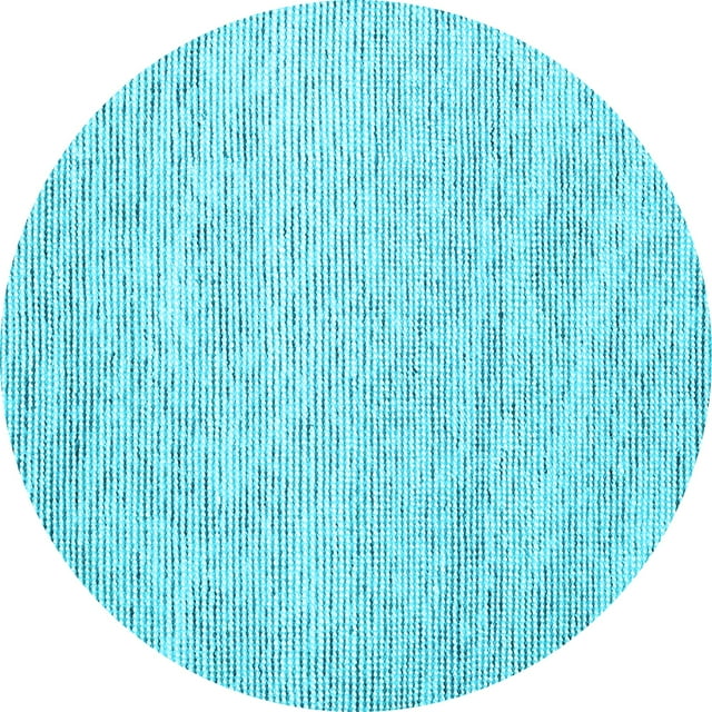 Ahgly Company Indoor Round Abstract Light Blue Contemporary Area Rugs ...
