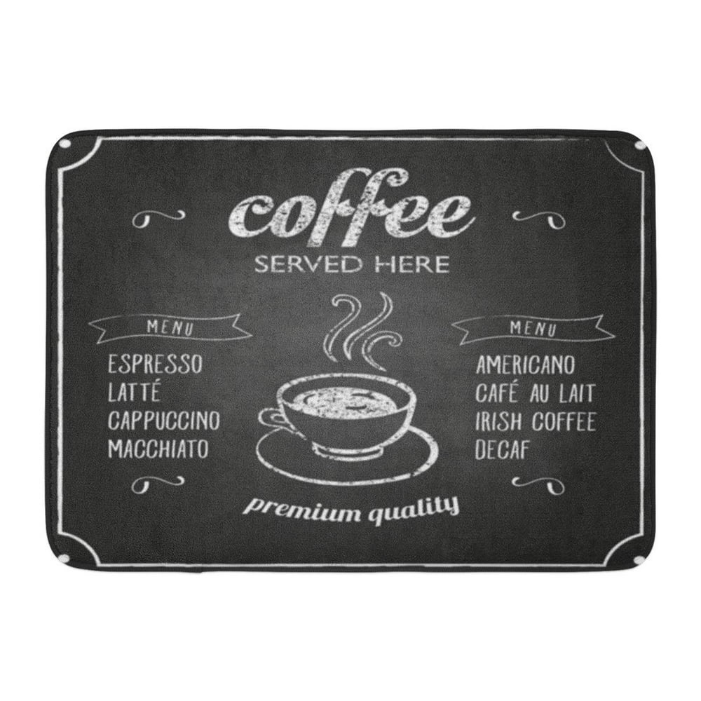 GODPOK Cup Black Chalk Retro Coffee Sign on Chalkboard Board for ...