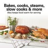Hamilton Beach 20-Quart Electric Roaster Oven, Black, Turkey Cooker ...