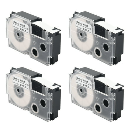 Casio Machine Refills, XR12WE2S Tape Cassettes for KL Label Makers ...