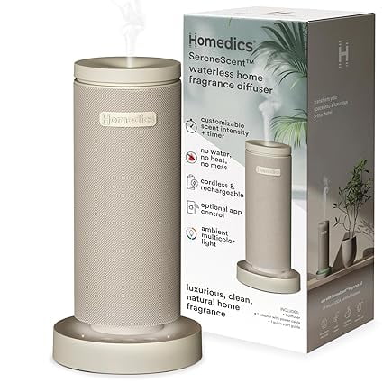 Click here for Homedics Serenescent Waterless Rechargeable 15 Ml... prices