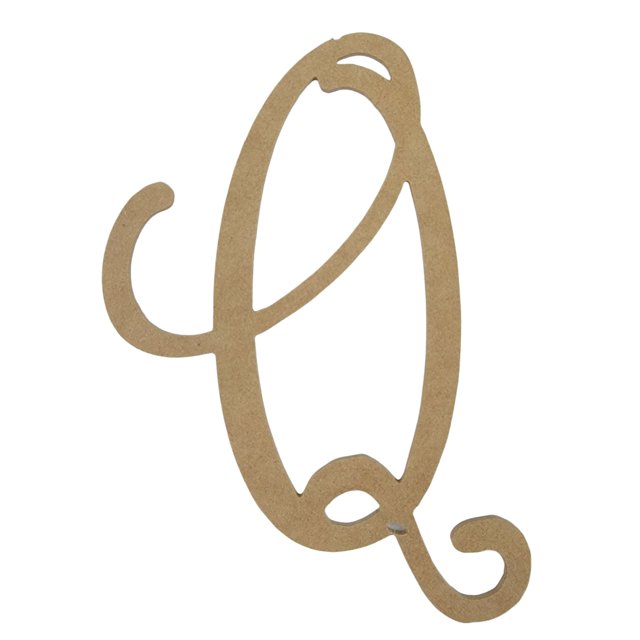 Wooden Letter Unfinished, Marcella Font, Craft Cutout - Walmart.com