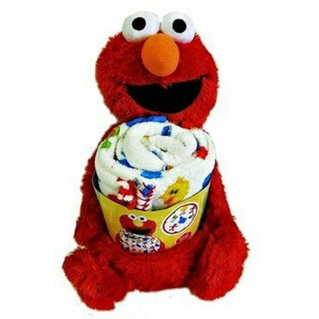 Sesame Street Elmo Fleece Throw Blanket and Buddy Set - Walmart.com