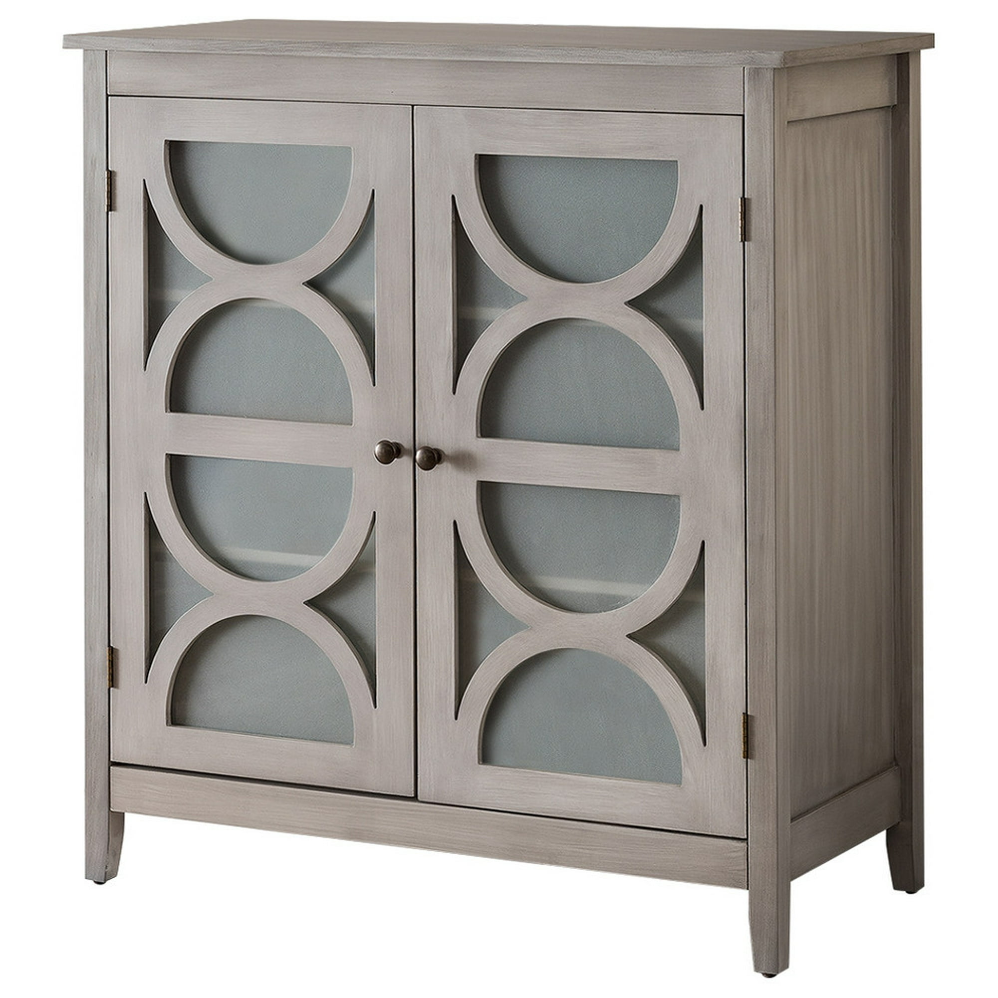 Frosted Glass Wood Cabinet Doors