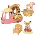 Calico Critters Dip Dip Donuts Wagon, Dollhouse Playset with Figure ...