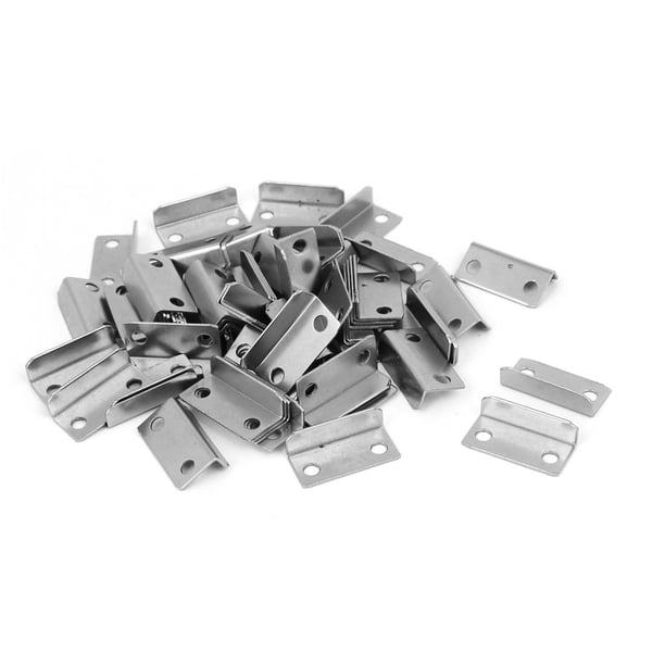 Home Cabinet Drawer Door L Shaped Metal Lock Strike Plate 29mmx14mmx8 ...