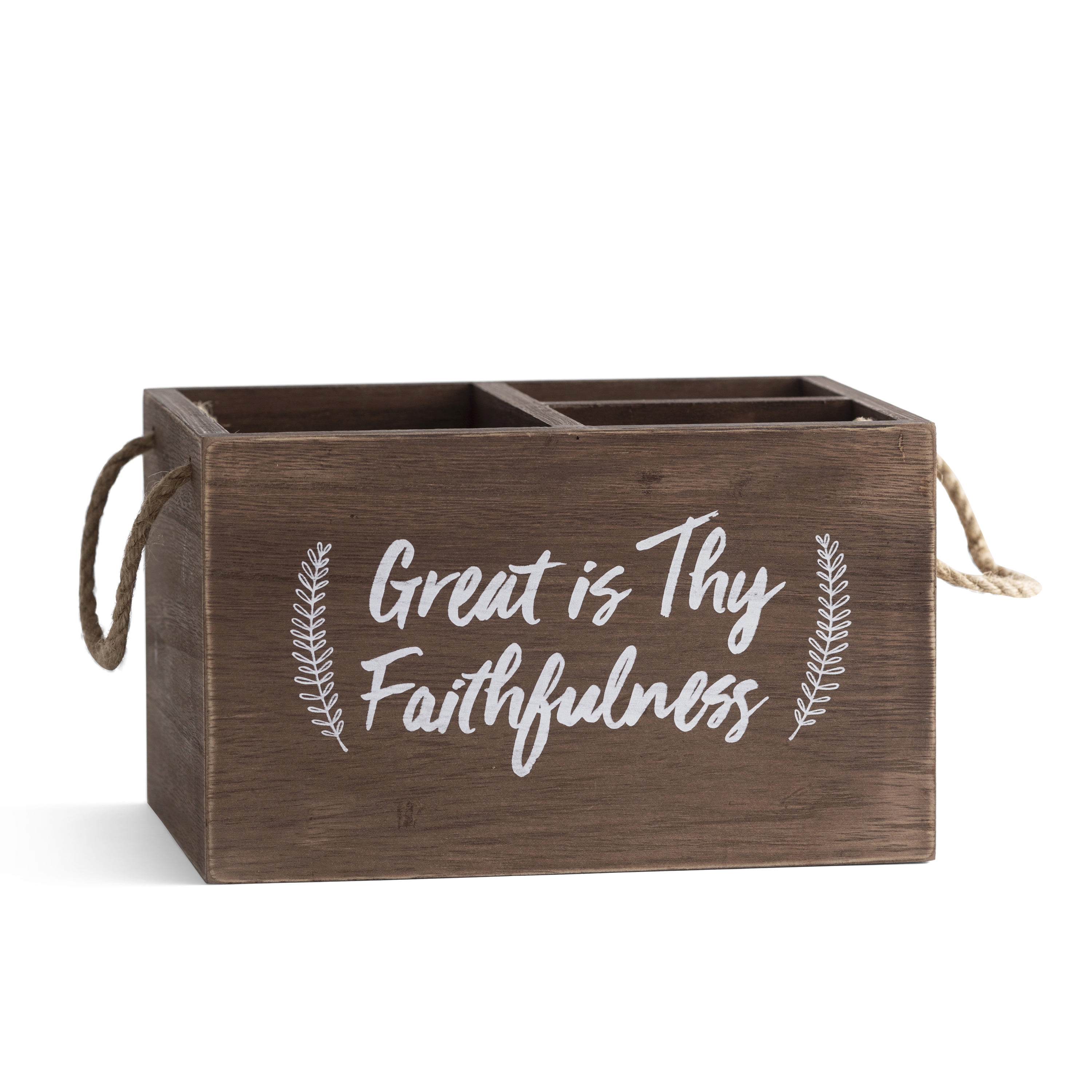 Buy DaySpring - Great Is Thy Faithfulness Utensil Caddy Desk Organizer ...