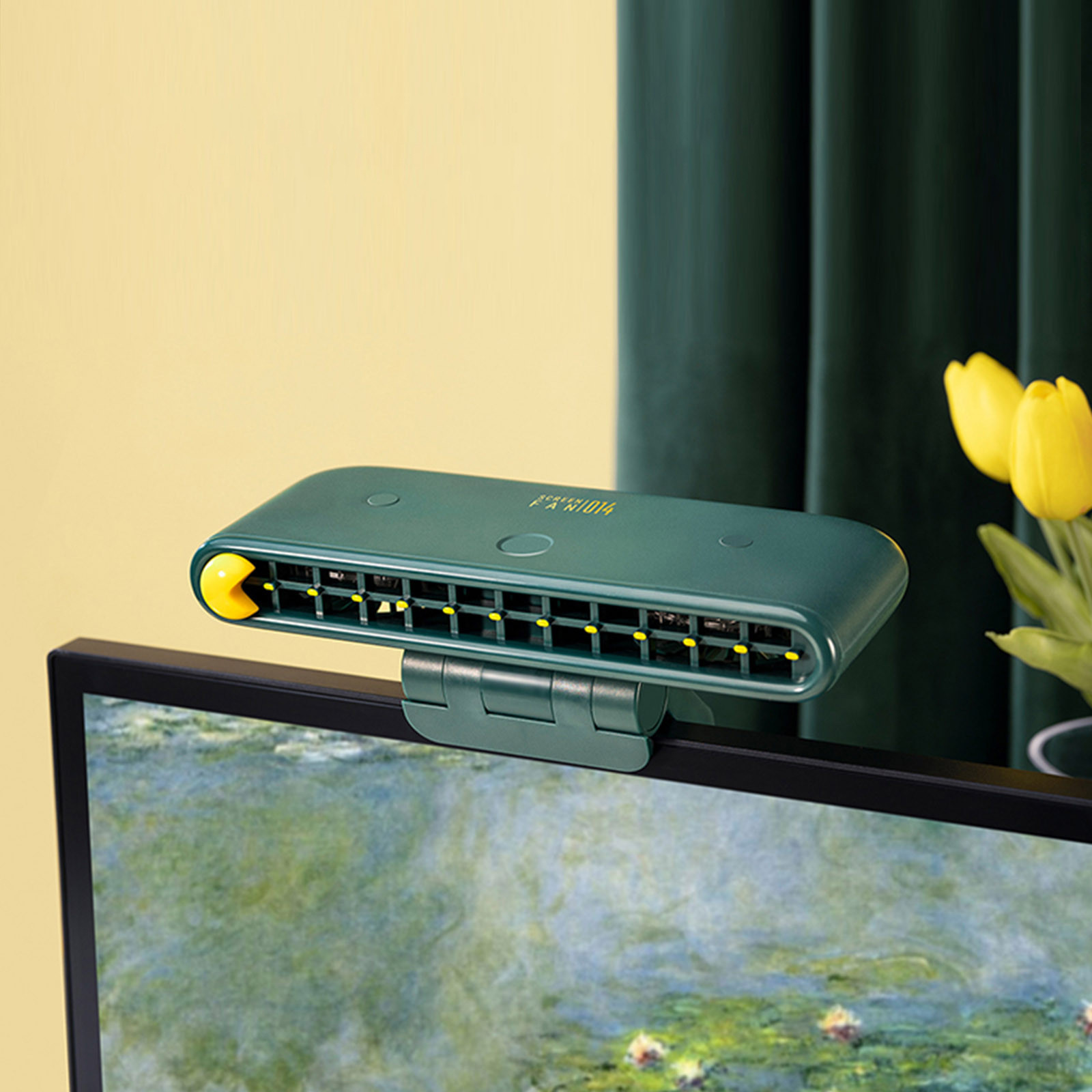 Space Saving Desk Fan With Usb, T-Ouch Control, Fan That Can Be Clipped ...