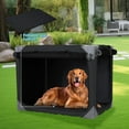 Arlopu 42 Inch Collapsible Dog Crates Portable Travel Dog Crates and ...