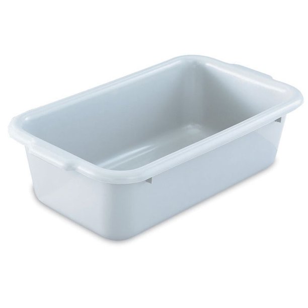 Vollrath 52661 20 x 15 x 7 Heavy Duty Gray Single Compartment Dish Box ...