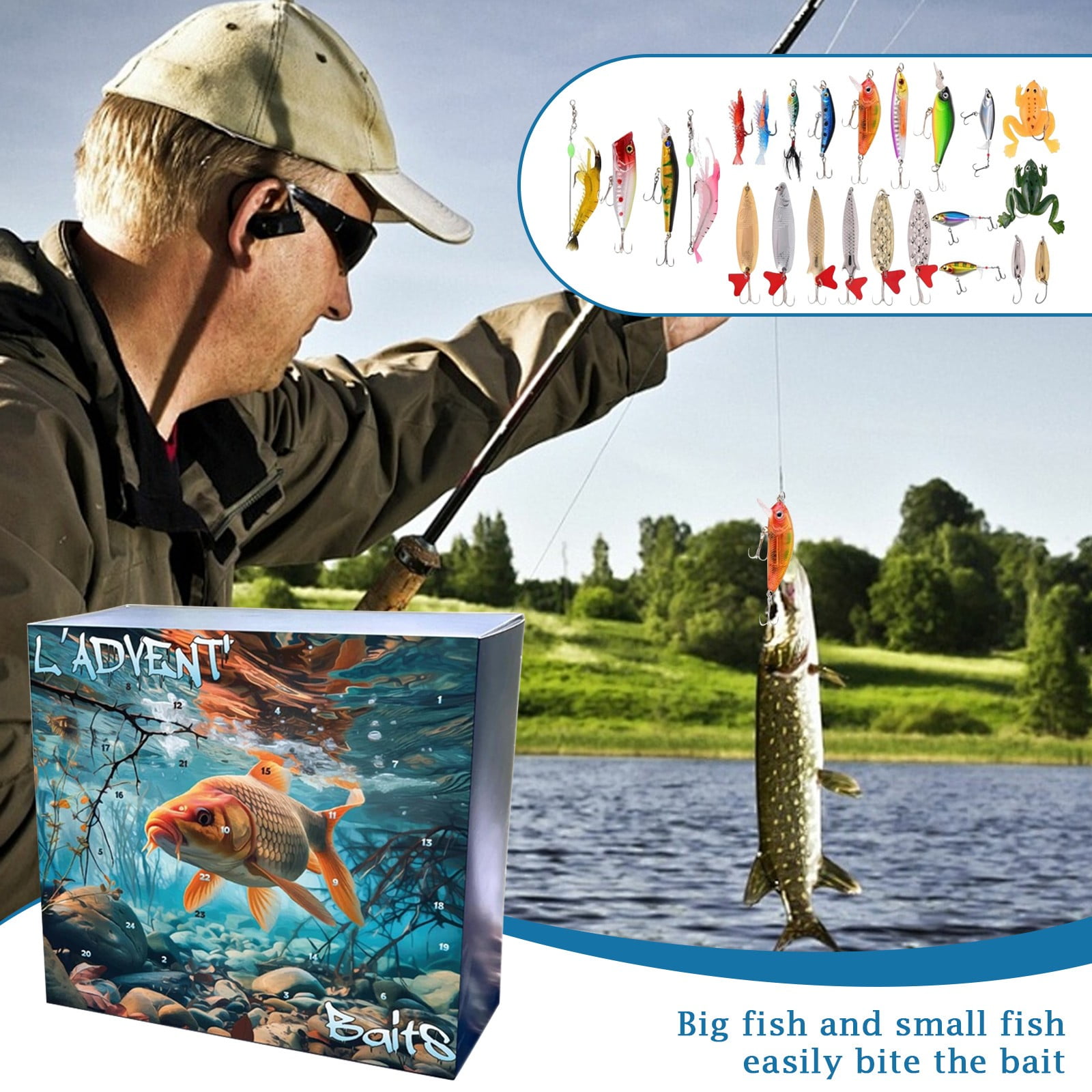 Click here for Naojie Fishing Advent Blind Box - Fishing Enthusia... prices
