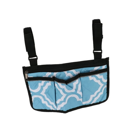 Wheelchair Armrest Pouch, Wheelchair Side Bag Easily Use Polyester ...